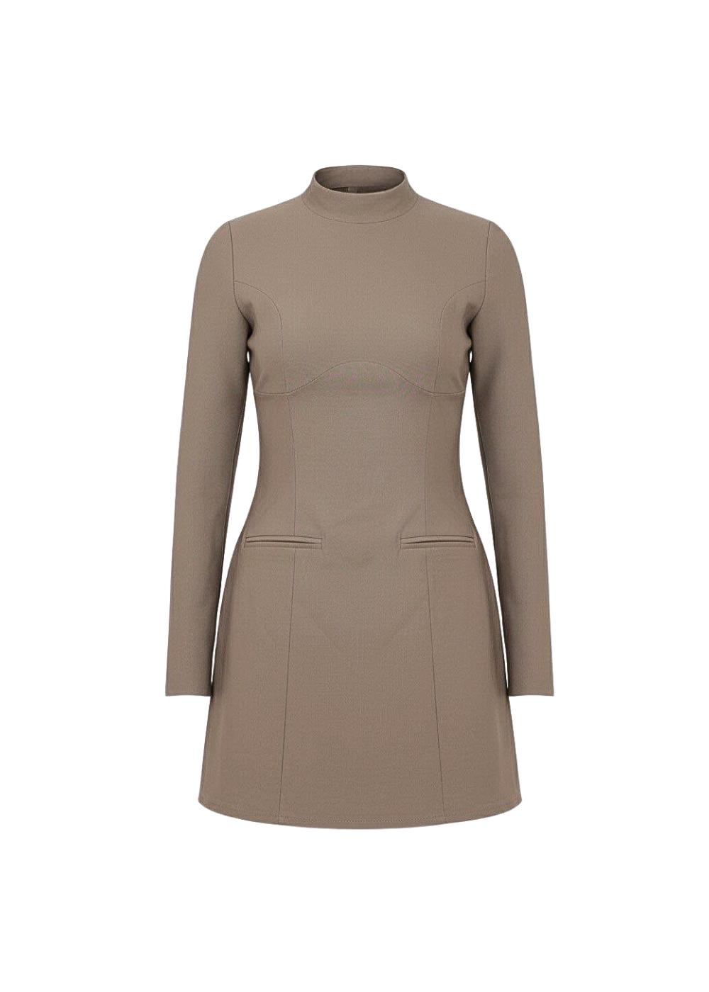 Avinci | Zorba Fitted Long Sleeve A-Line Style Mini Dress